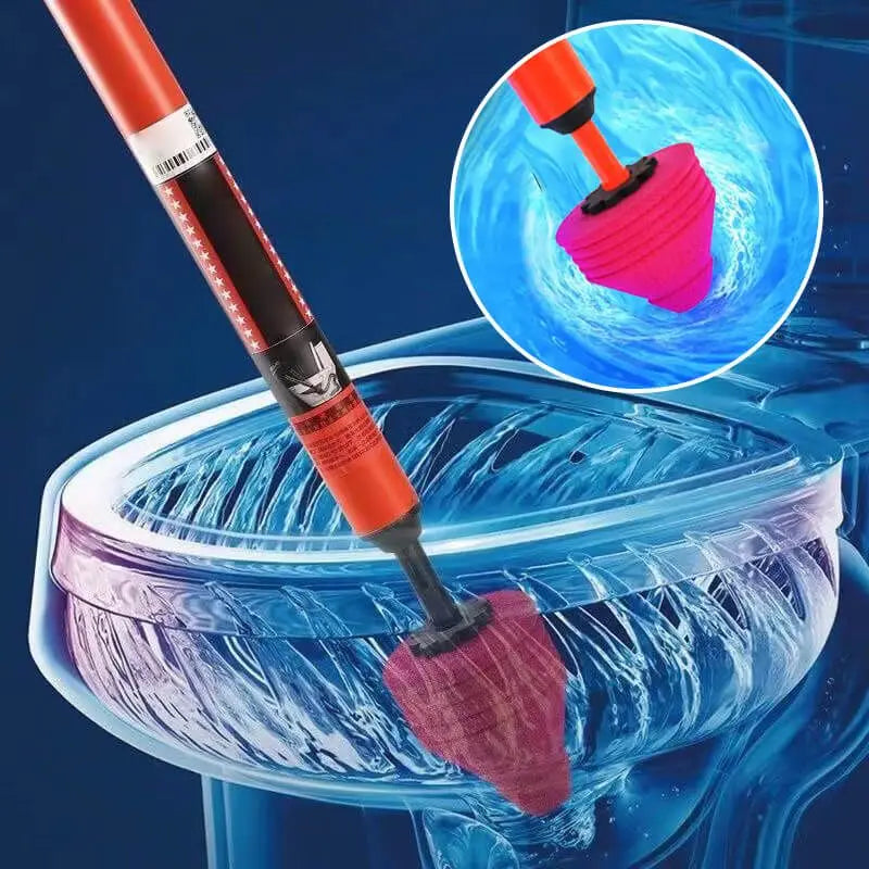 TurboFlush Toilet Plunger - Drain Blaster for Sink, Toilet & Shower Cl ...