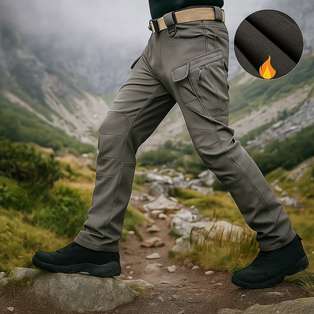 Waterproof Work Pants for Men - Fleece Lined Hiking and Outdoor Pants ...